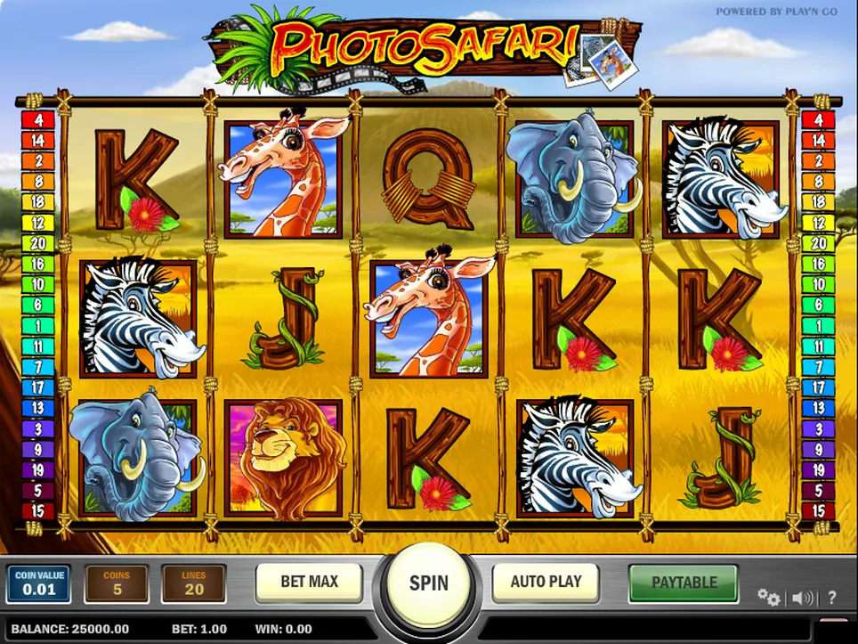 Photo Safari™ Slot Machine Game to Play Free in Play’n Go's Online Casinos